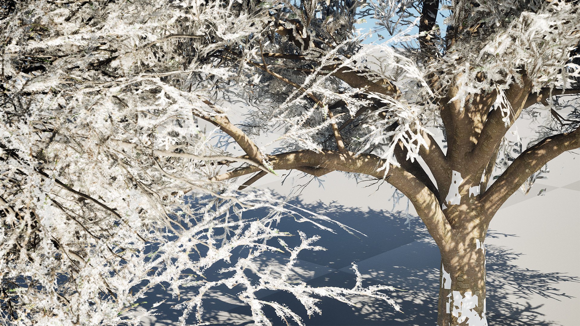 3D Snow-covered Tree 3D Model With Free Tutorial Model - TurboSquid 2320069