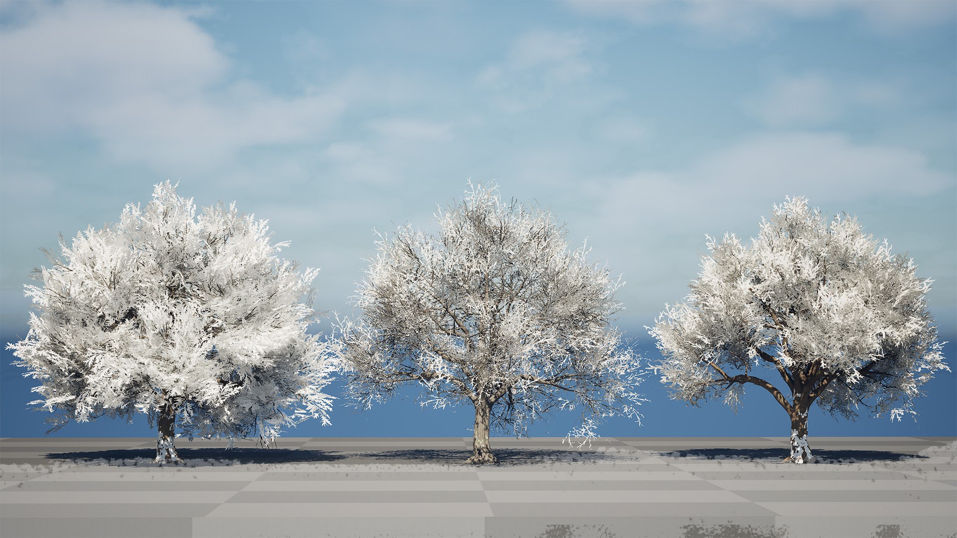3D Snow-covered Tree 3D Model With Free Tutorial Model - TurboSquid 2320069