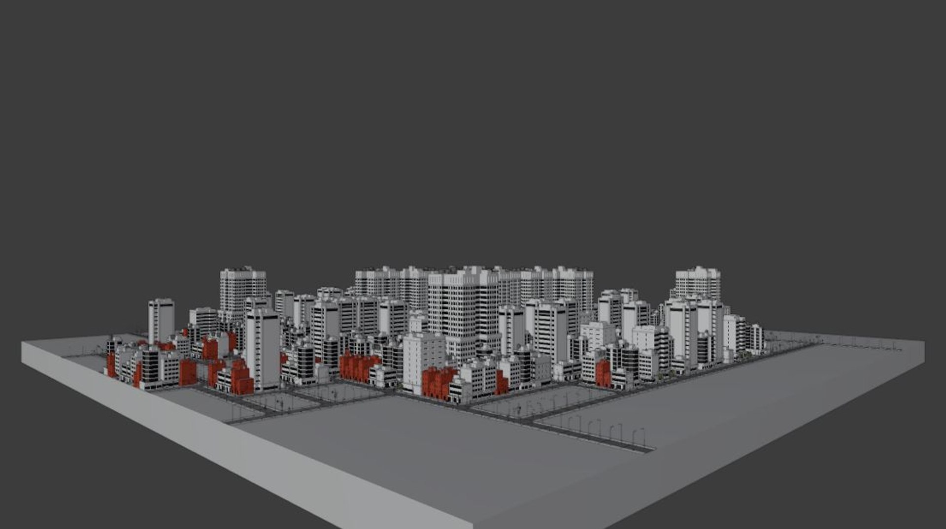Small City 3D Model - TurboSquid 1802686