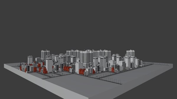 Small City 3D model - TurboSquid 1802686