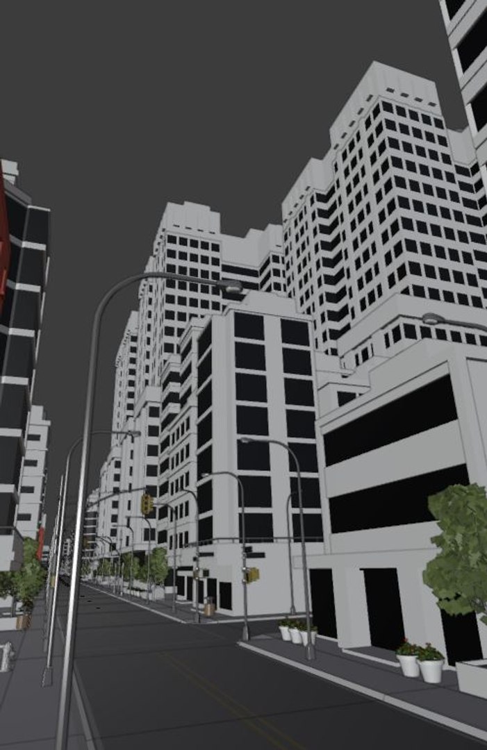 Small City 3D Model - TurboSquid 1802686