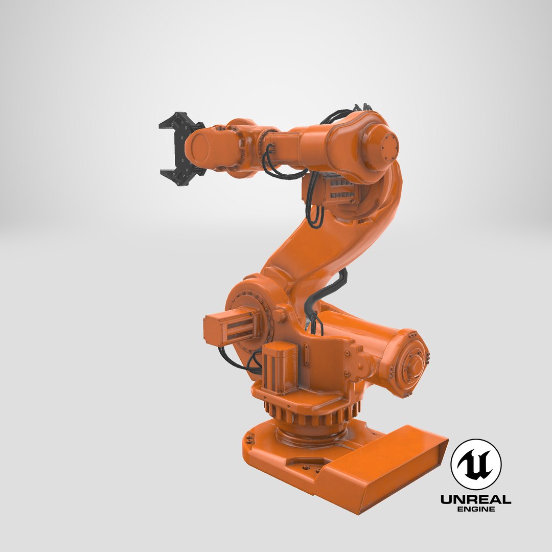 Abb Irb 7600 Industrial Robot 3d Model