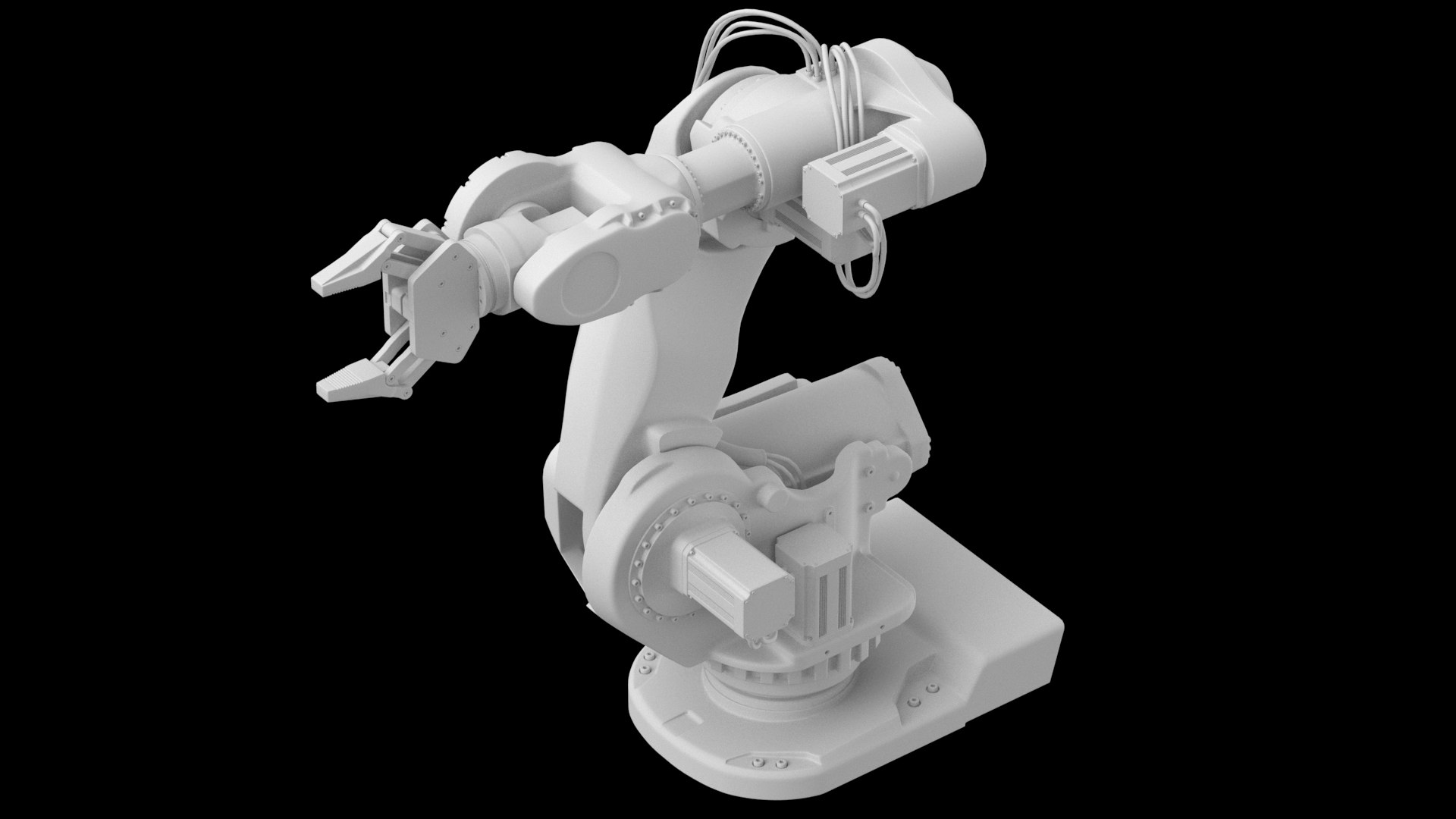 Abb Irb 7600 Industrial Robot 3d Model