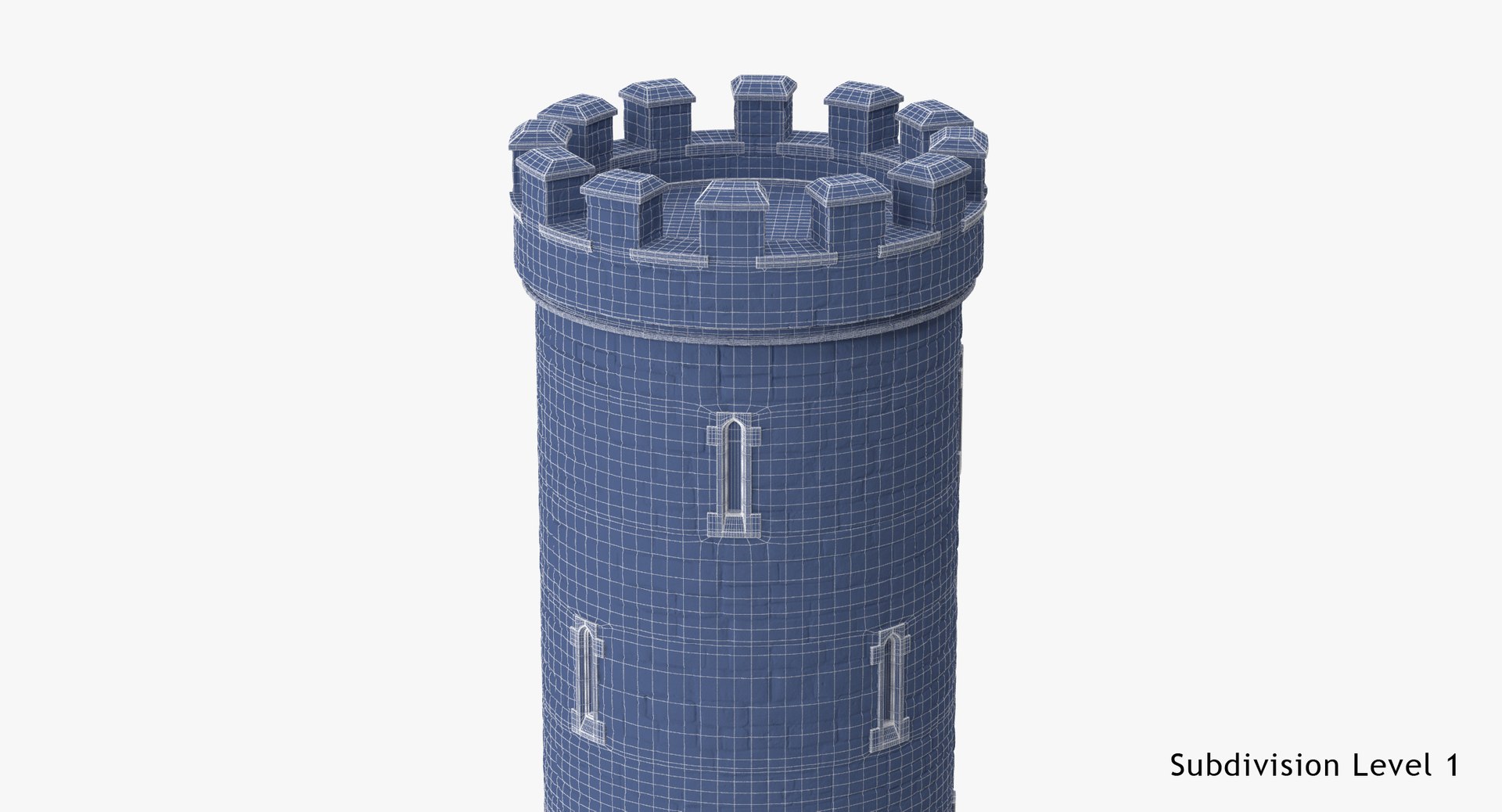 3d model turret