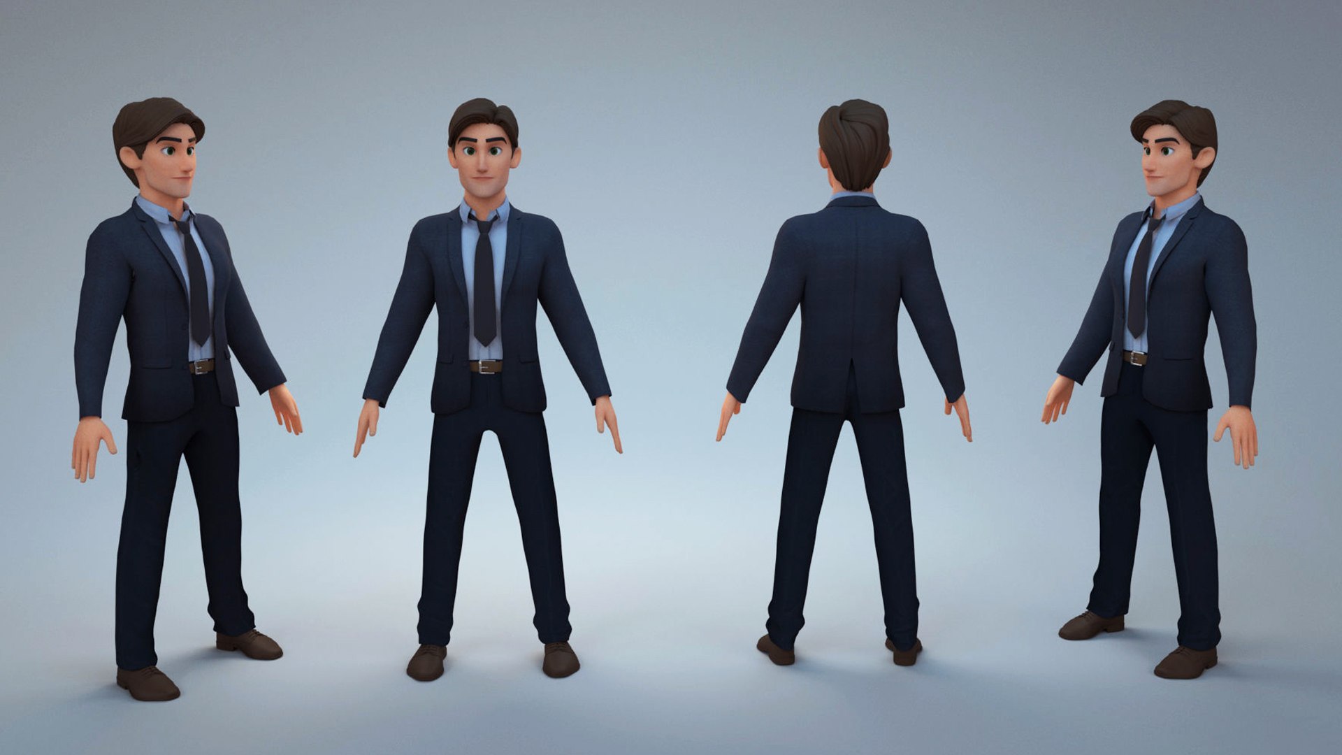 3D Cartoon Man - TurboSquid 2099412