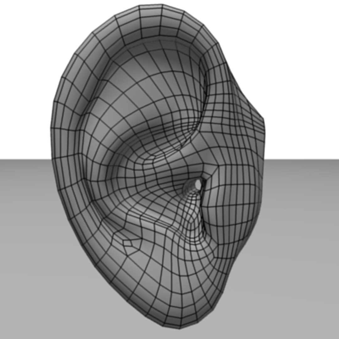 3dsmax Human Ear