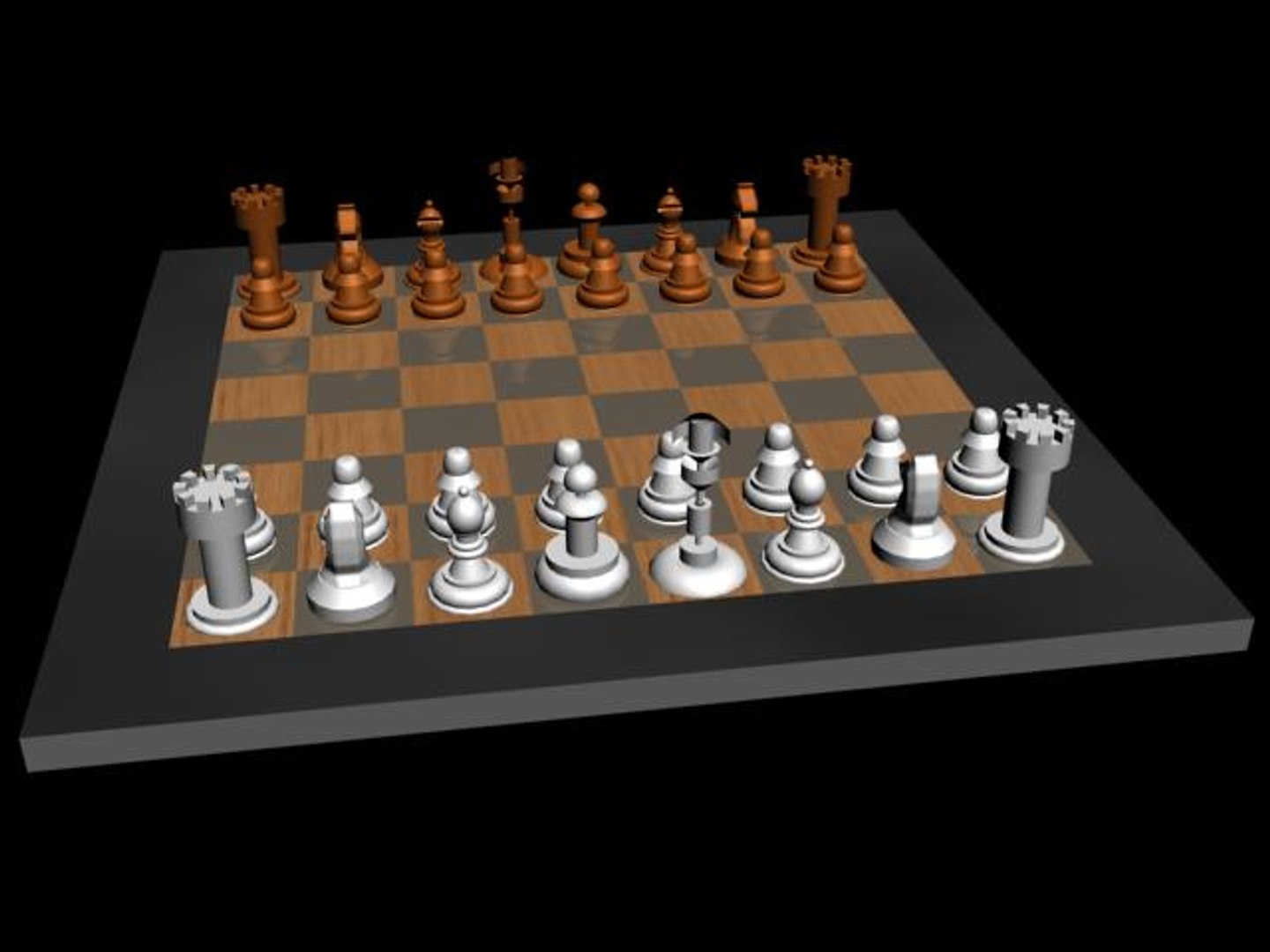 chess board 3d max