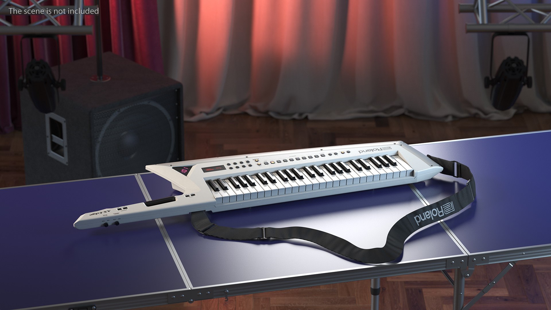 3D Roland AX Edge Keytar White Model - TurboSquid 1783918