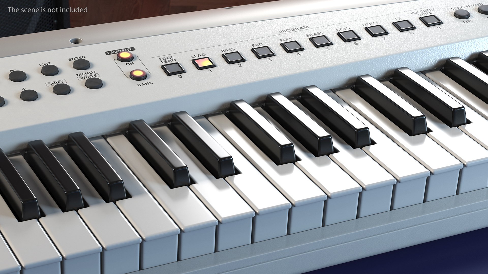 3D Roland AX Edge Keytar White Model - TurboSquid 1783918