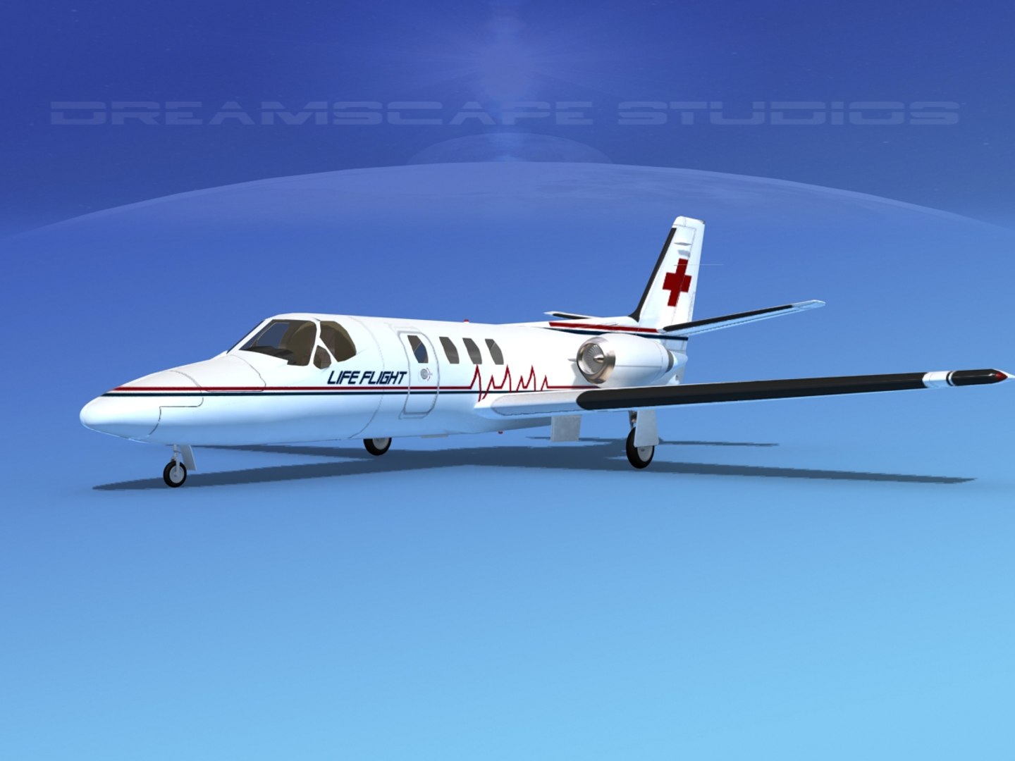 Scale cessna citation 500 model - TurboSquid 1293402