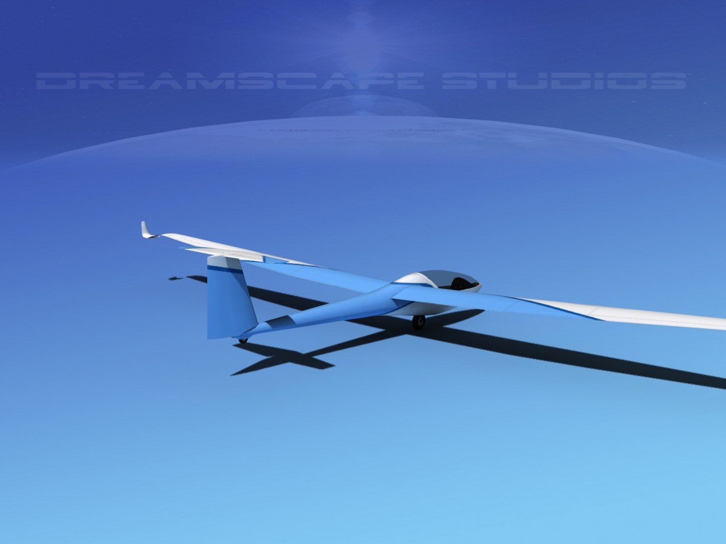 3d dg-300 glider model