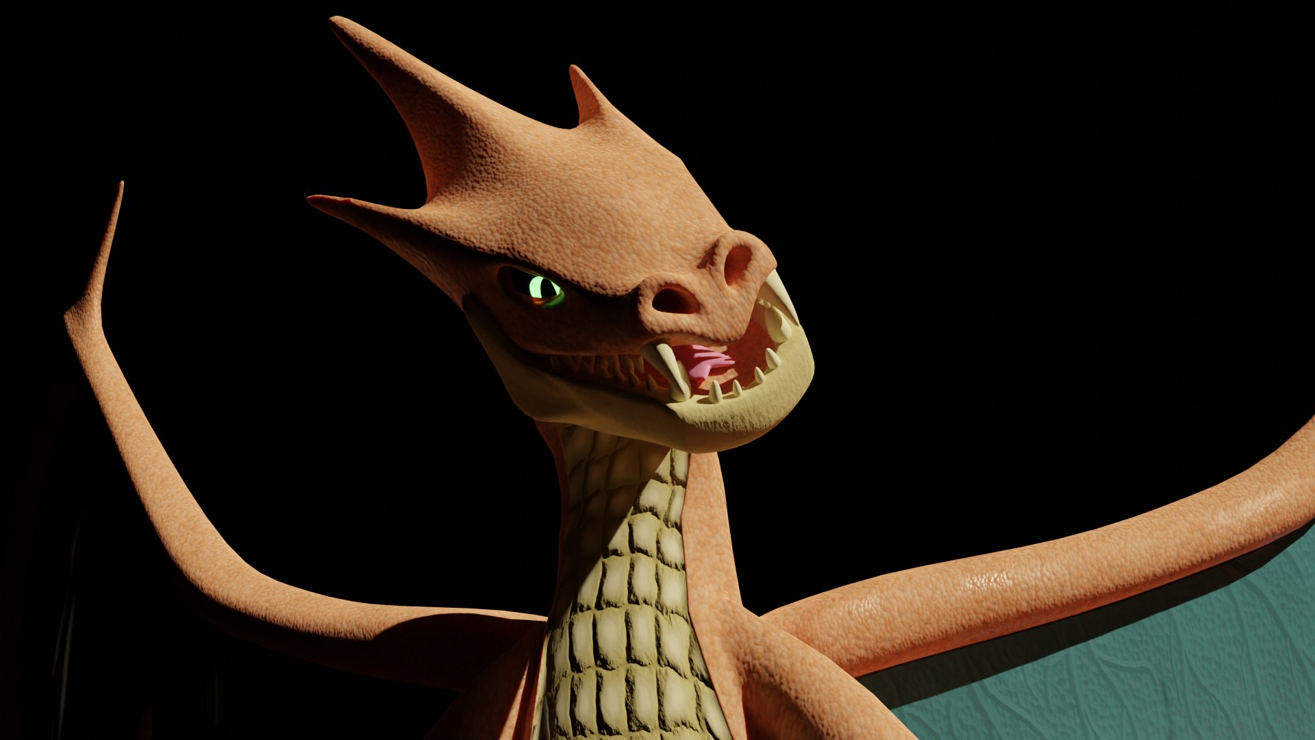 3D Charizard Mega Y Model - TurboSquid 1898024