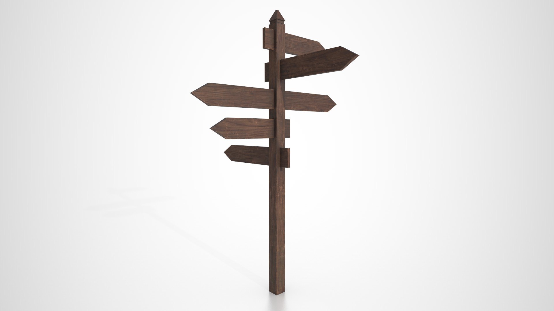 3D Medieval Signpost Model - TurboSquid 1777567
