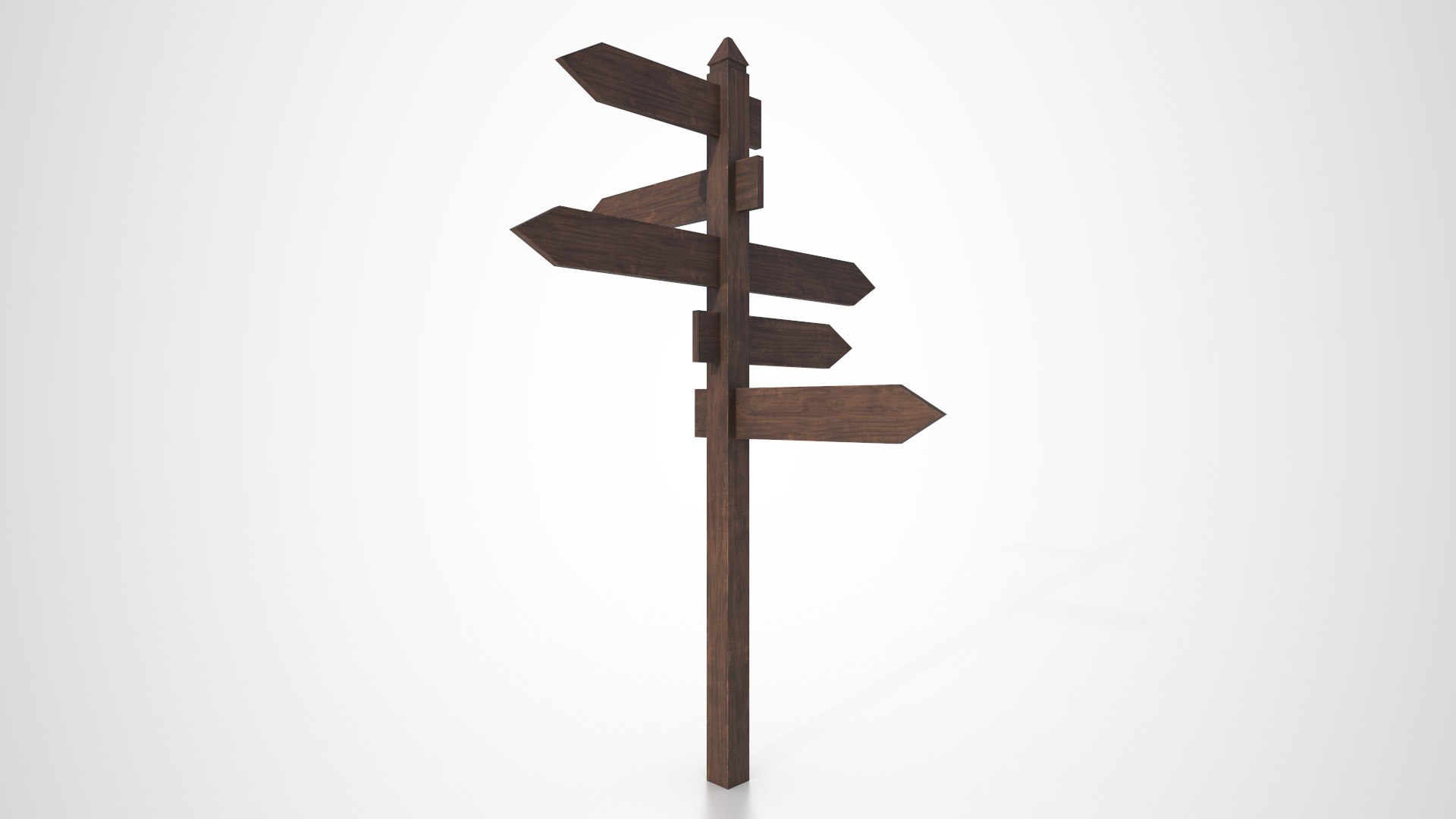 3D Medieval Signpost Model - TurboSquid 1777567