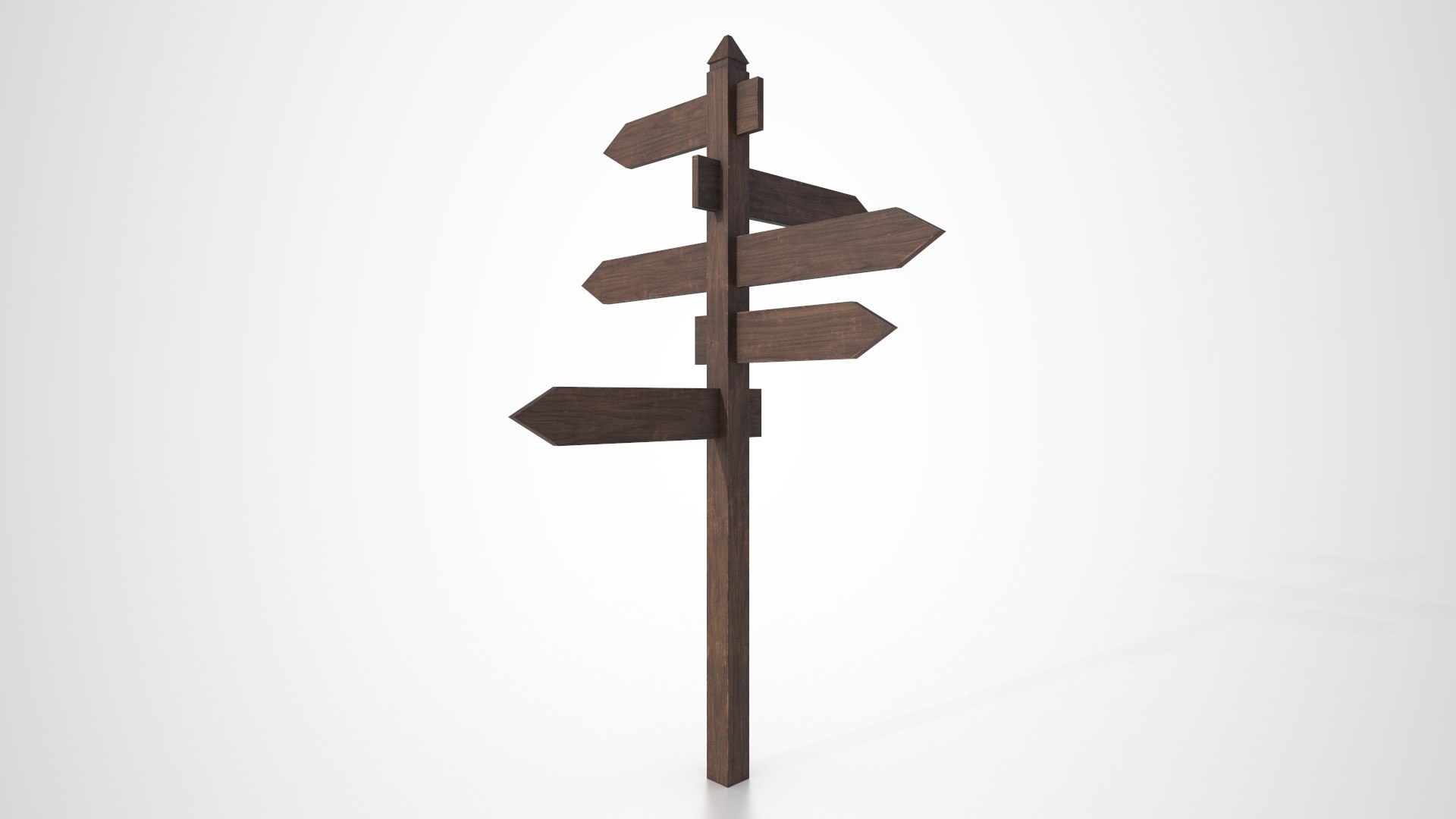 3D Medieval Signpost Model - TurboSquid 1777567