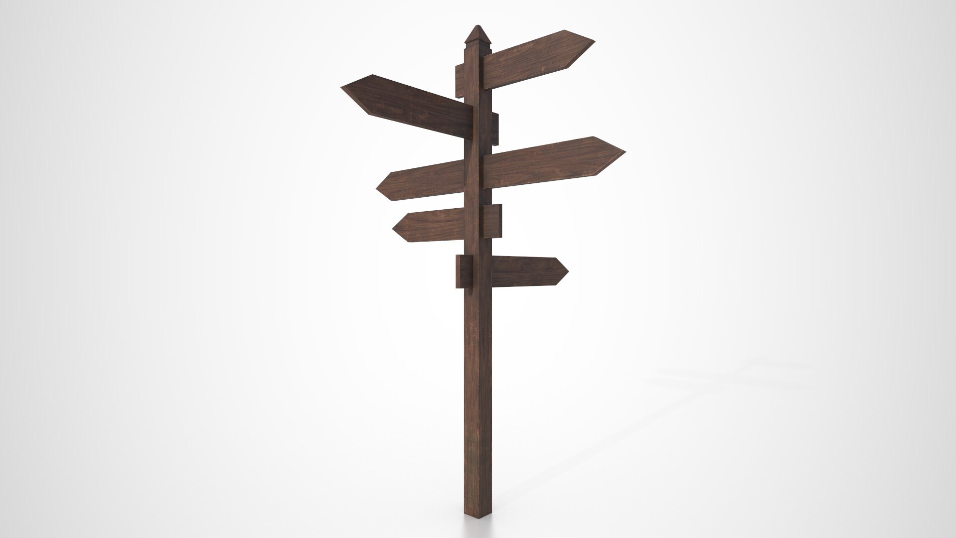 3D Medieval Signpost Model - TurboSquid 1777567