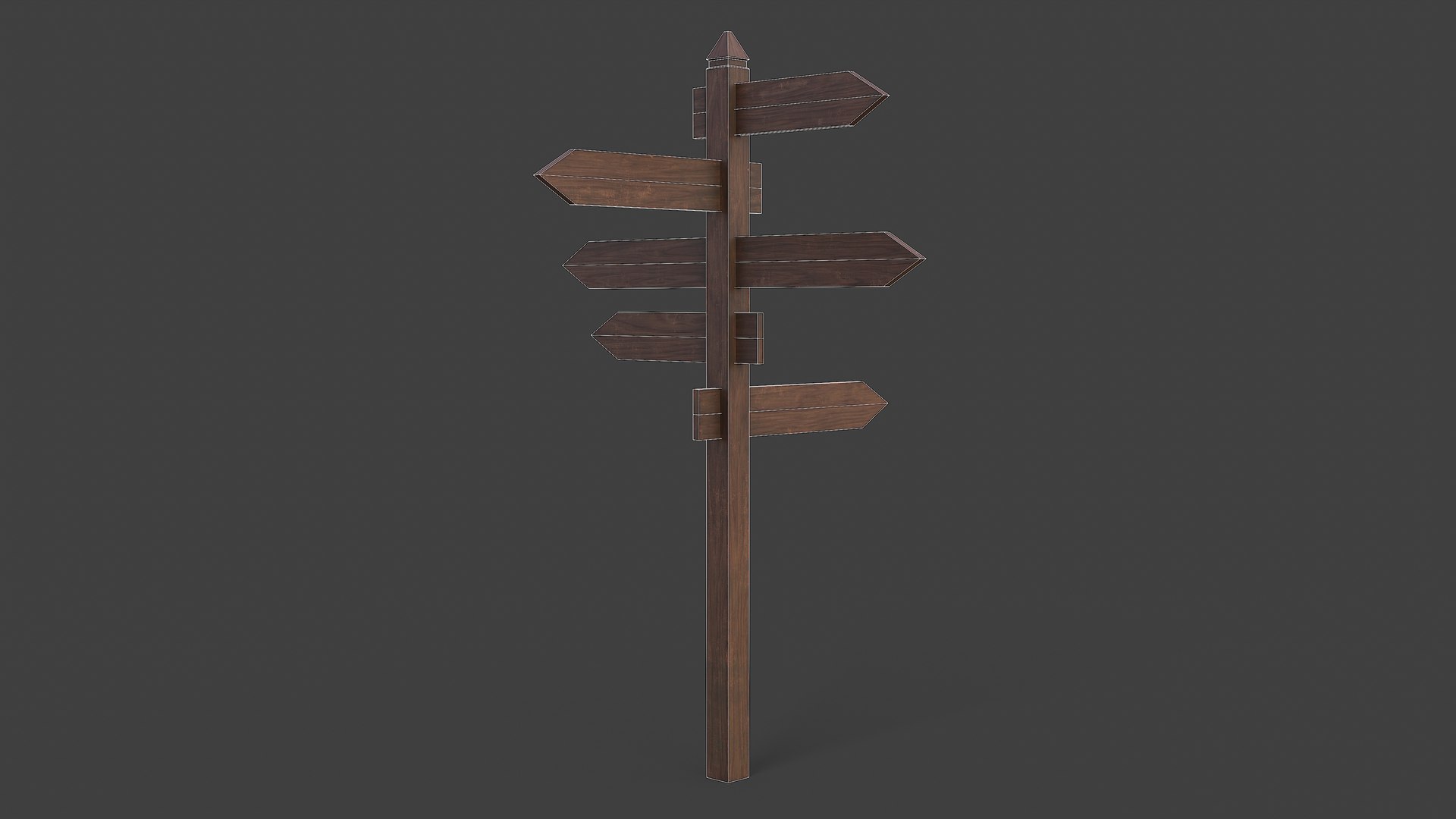 3D Medieval Signpost Model - TurboSquid 1777567