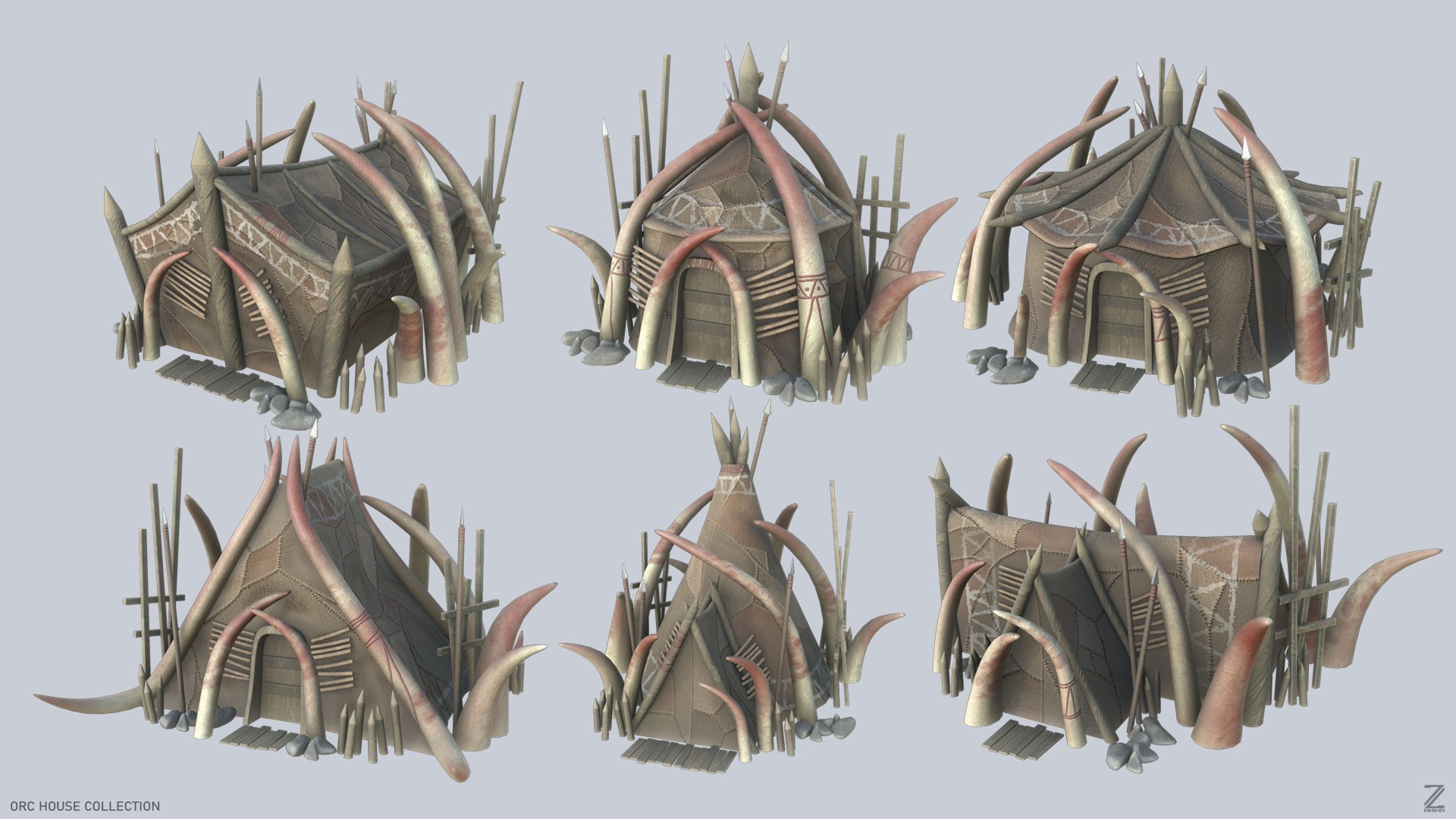 Orc House Collection 3D Model - TurboSquid 2220101