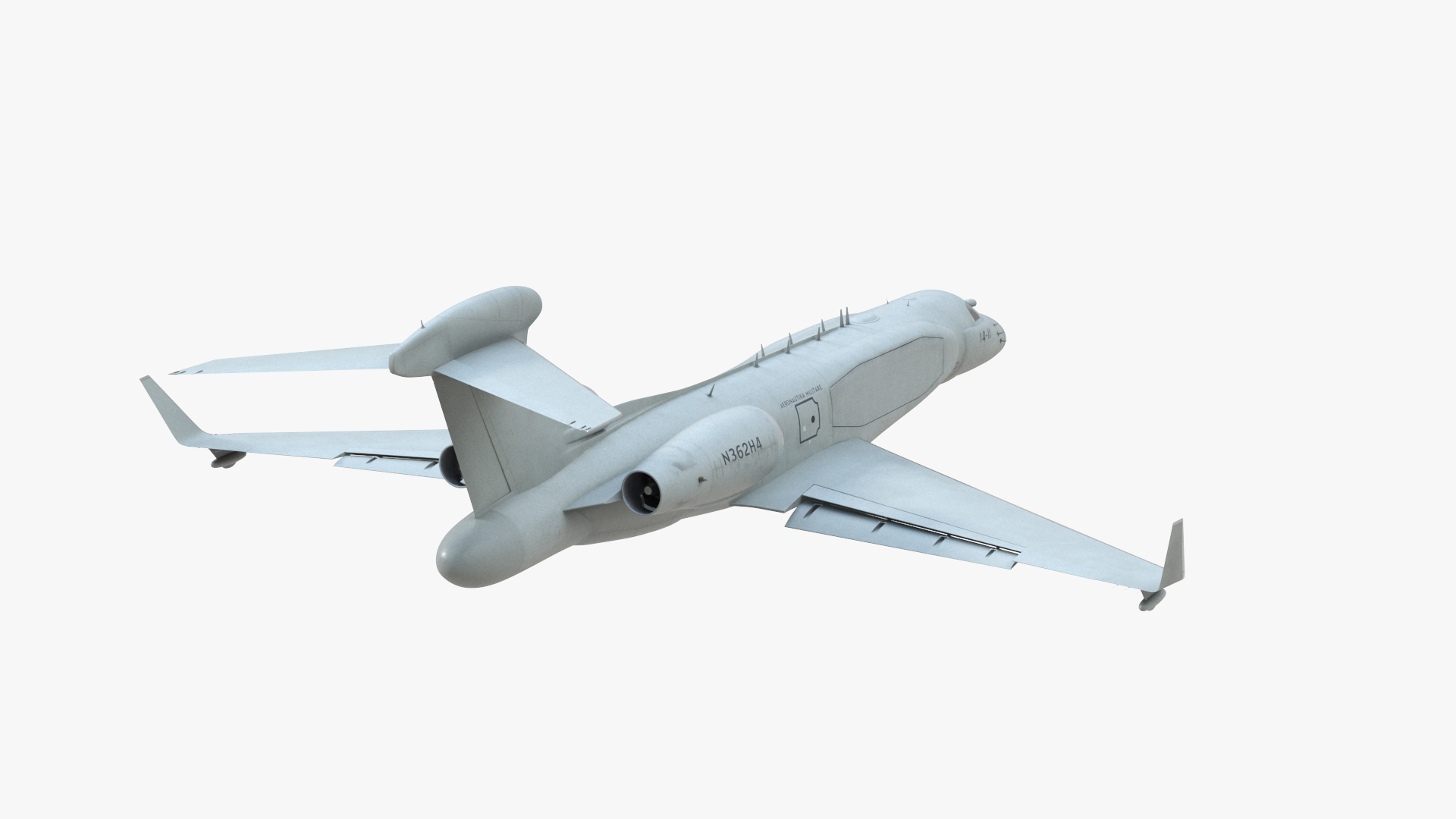 3D Special Mission Aircraft In Flight - TurboSquid 2324018