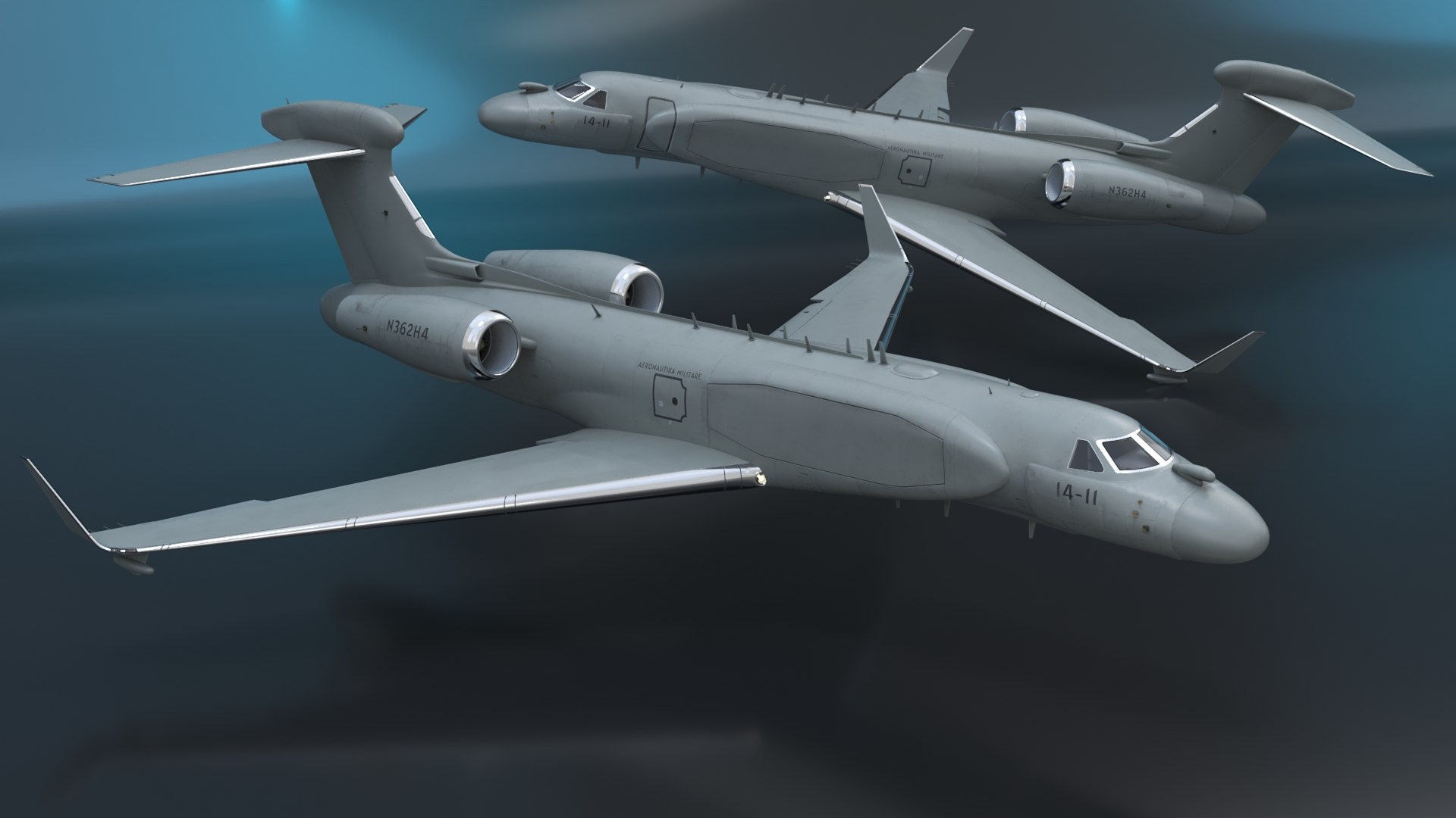 3D Special Mission Aircraft In Flight - TurboSquid 2324018
