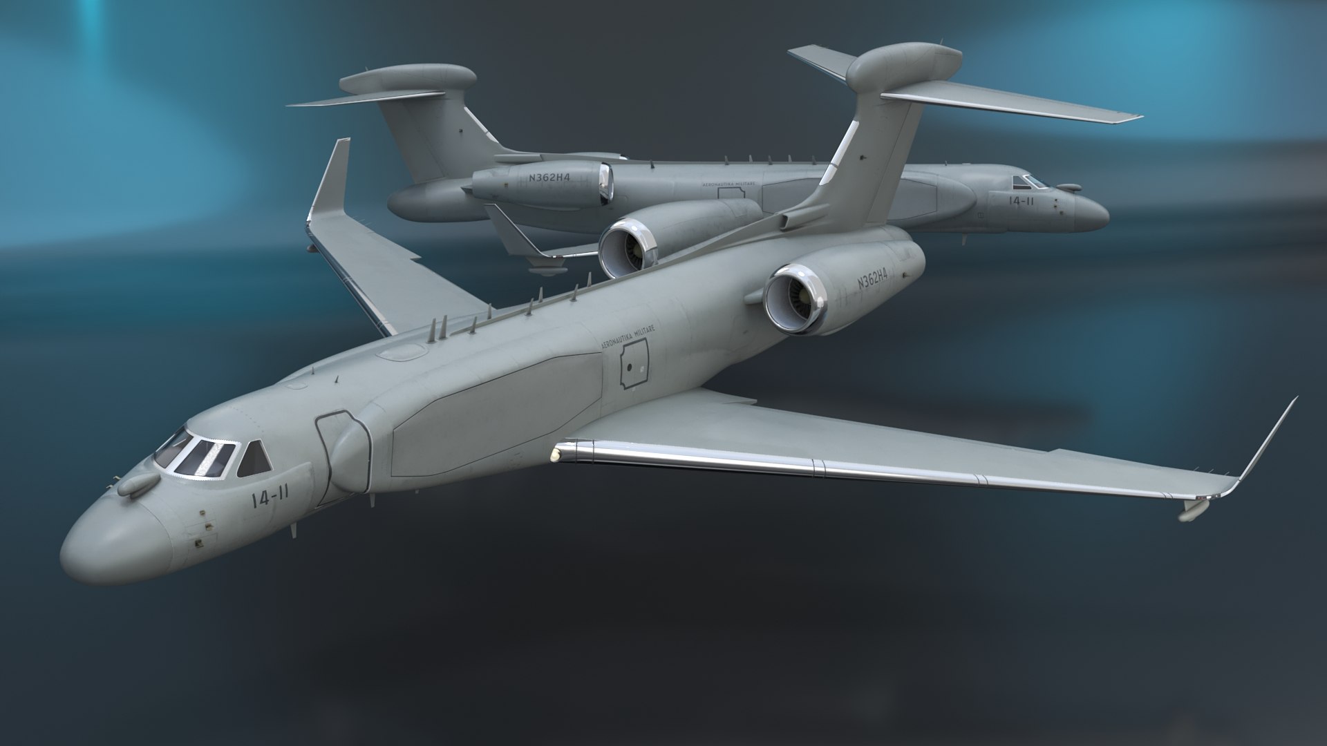 3D Special Mission Aircraft In Flight - TurboSquid 2324018