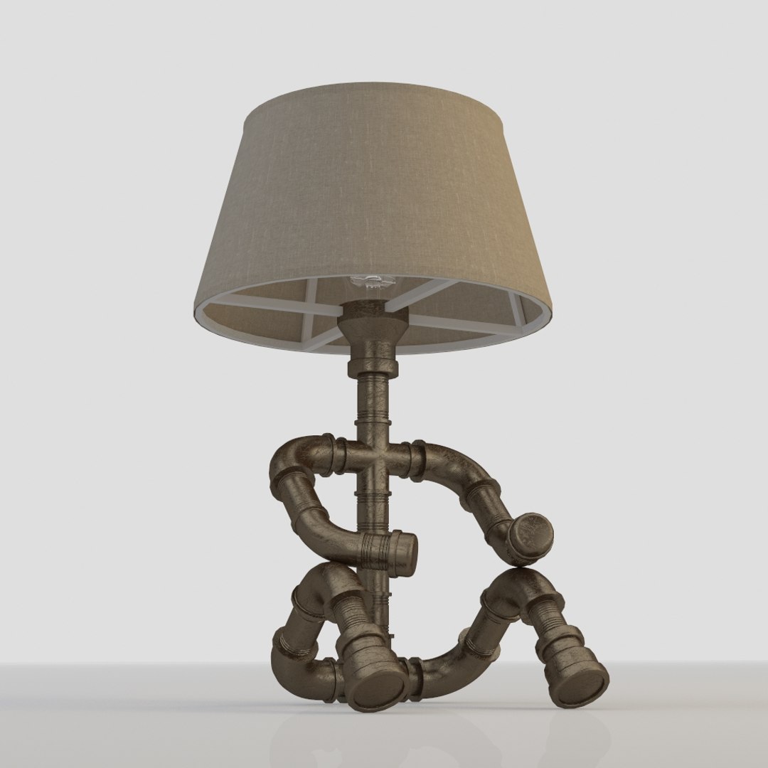 lamp industrial 3d model