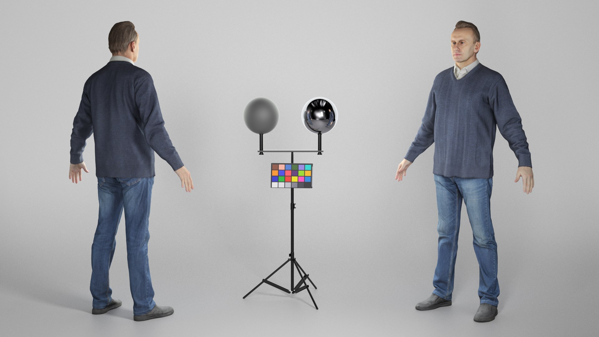 3D Man In Sweater Ready For Animation 347 - TurboSquid 1827056