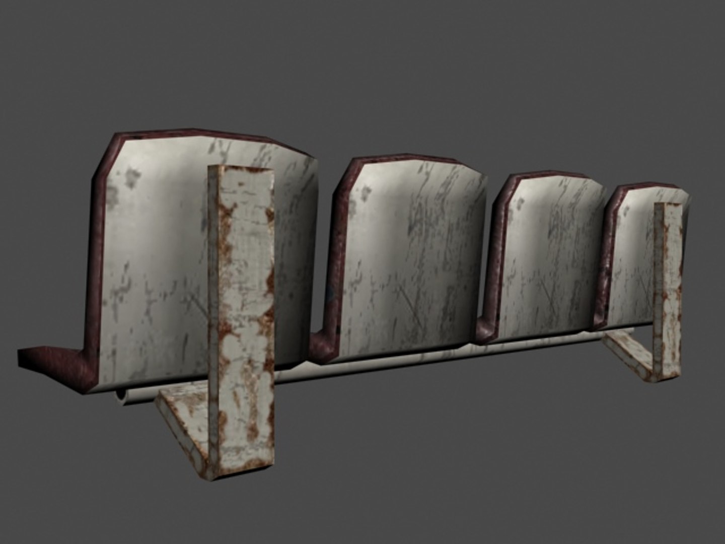Metro Seat 3d Model