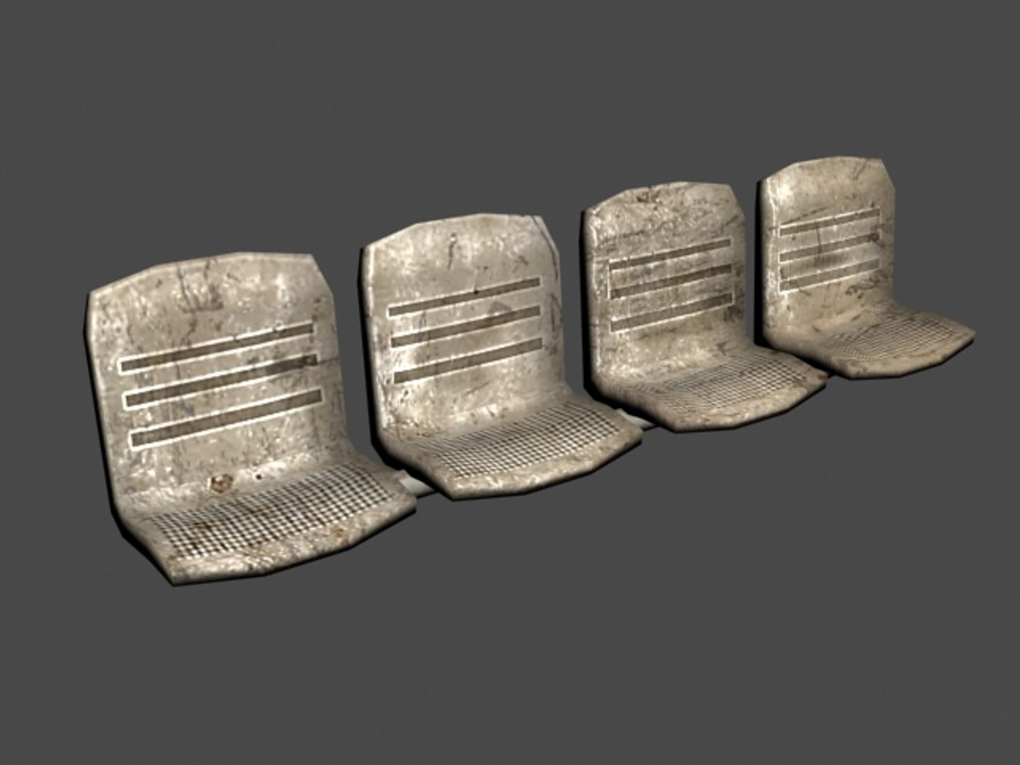 Metro Seat 3d Model