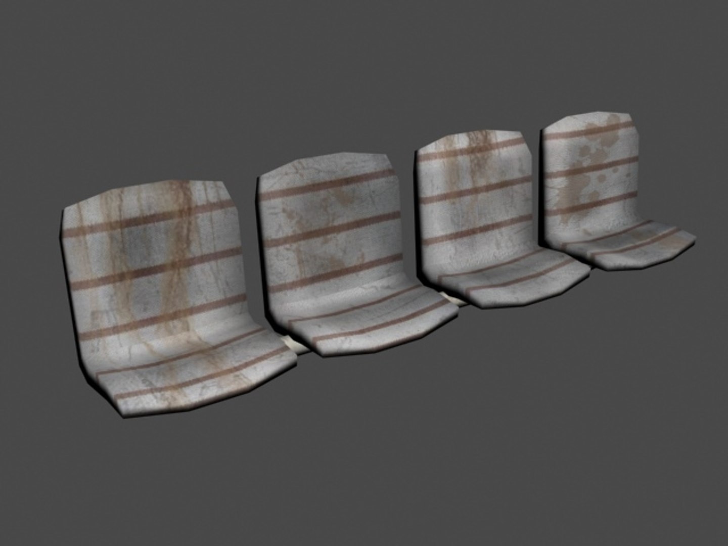 Metro Seat 3d Model