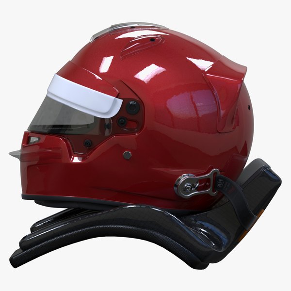 racing helmet 3d model