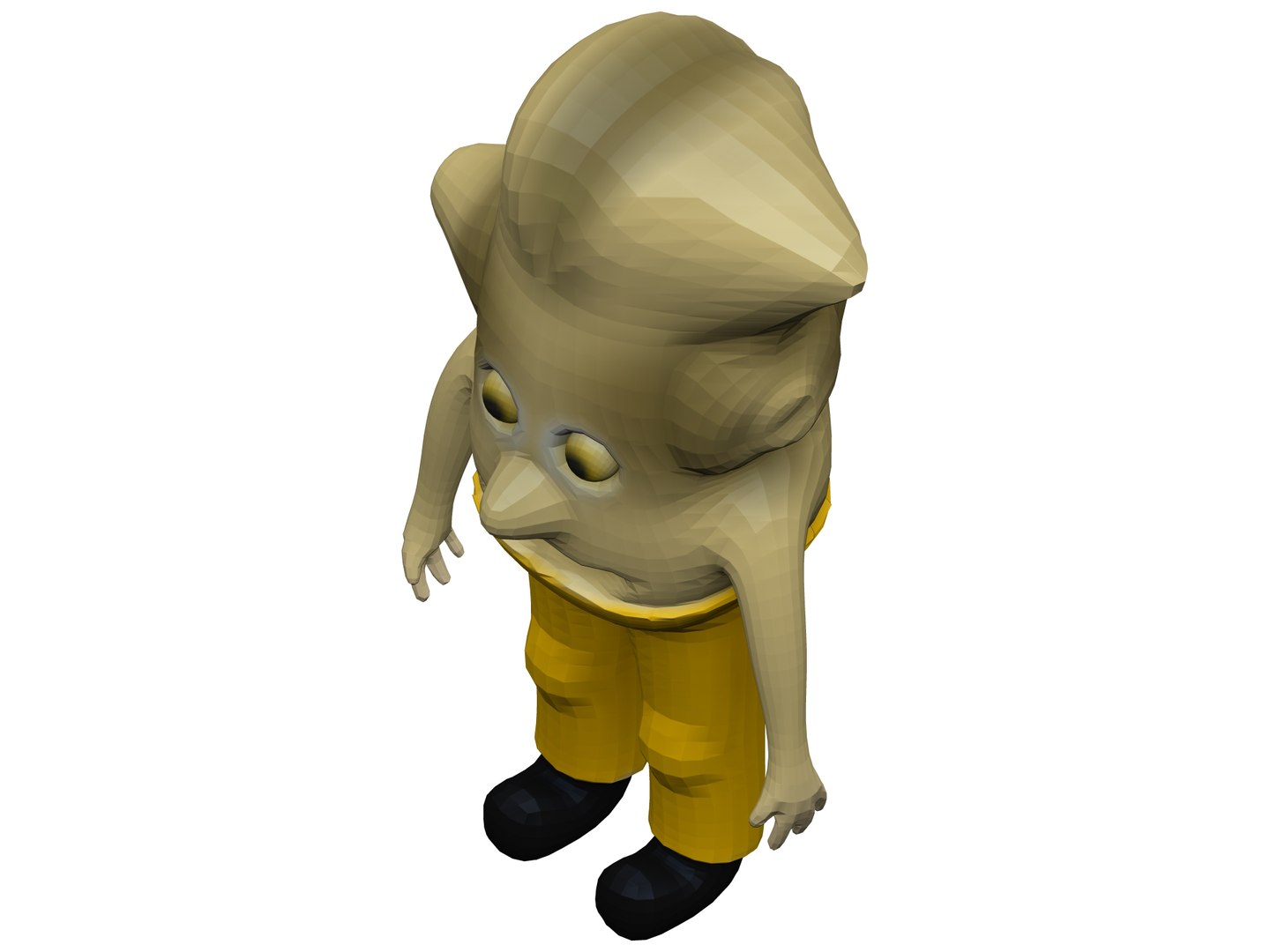 3D Cartoon Ginger - TurboSquid 1874803