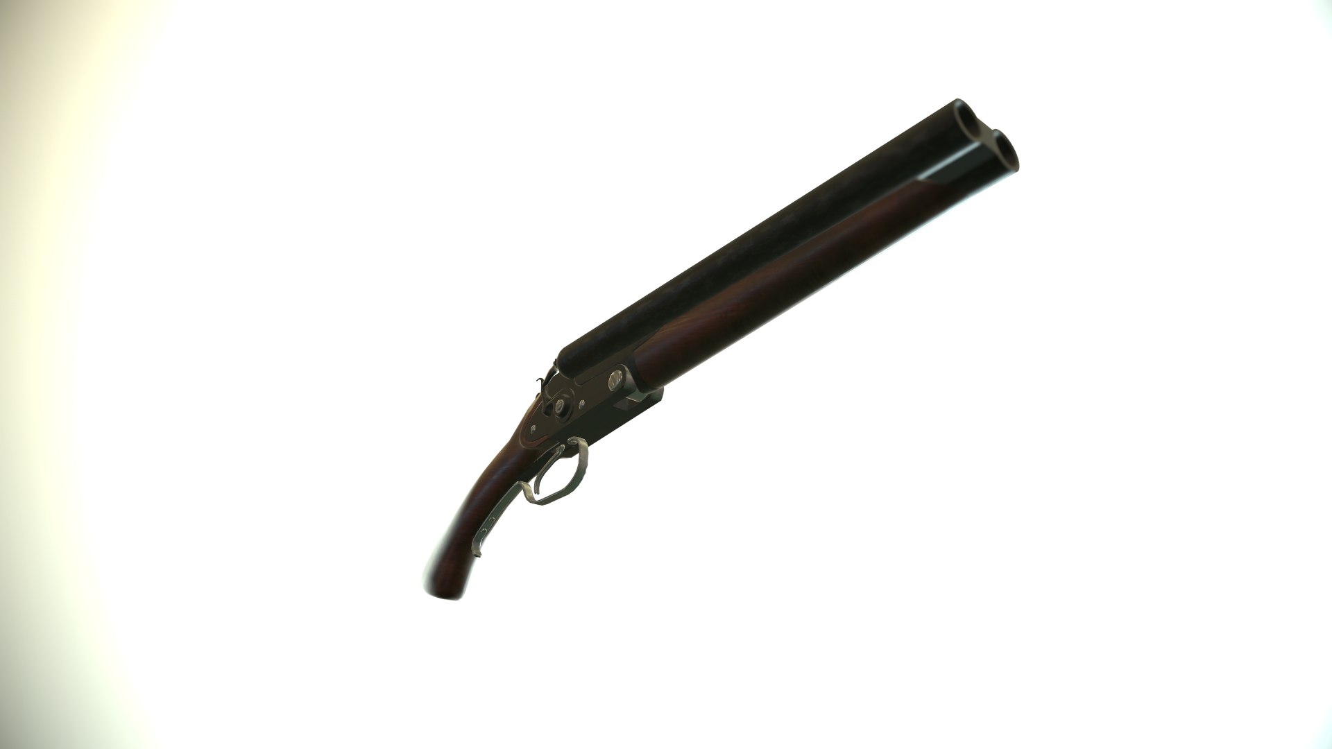 Lupara Shotgun Gun 3D Model - TurboSquid 1200638