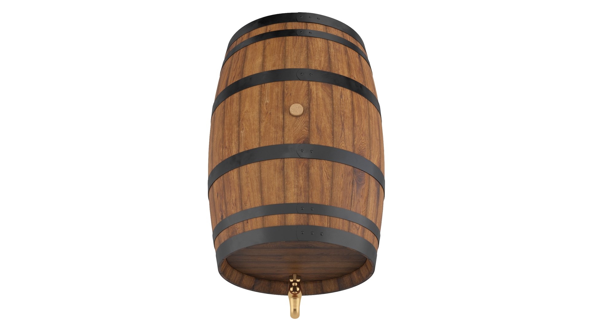 Whiskey Barrel 3D Model - TurboSquid 2046439