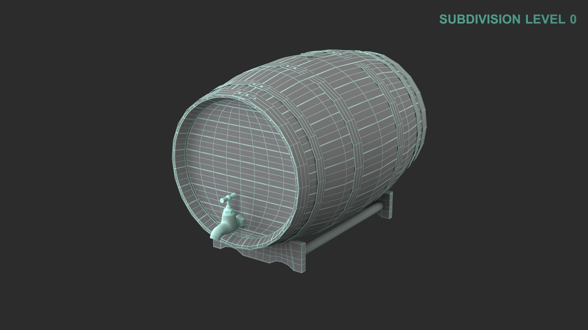 Whiskey Barrel 3D Model - TurboSquid 2046439