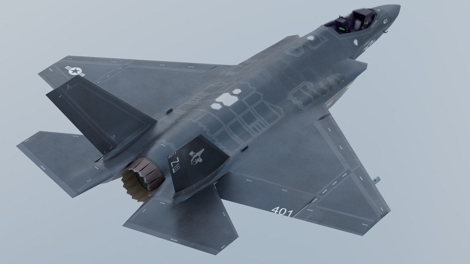 3D Lockheed Martin F-35C Lightning II Lite Version Model - TurboSquid ...