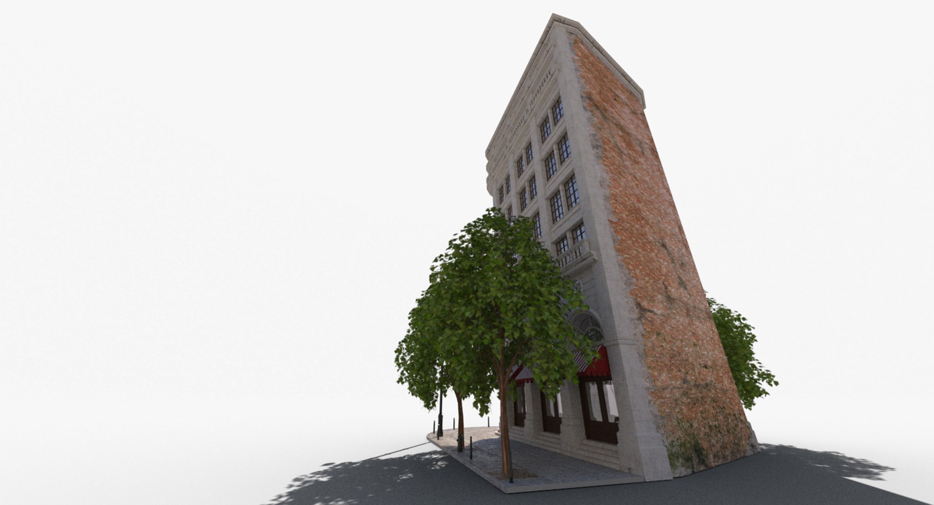 Building Corner 3d Model