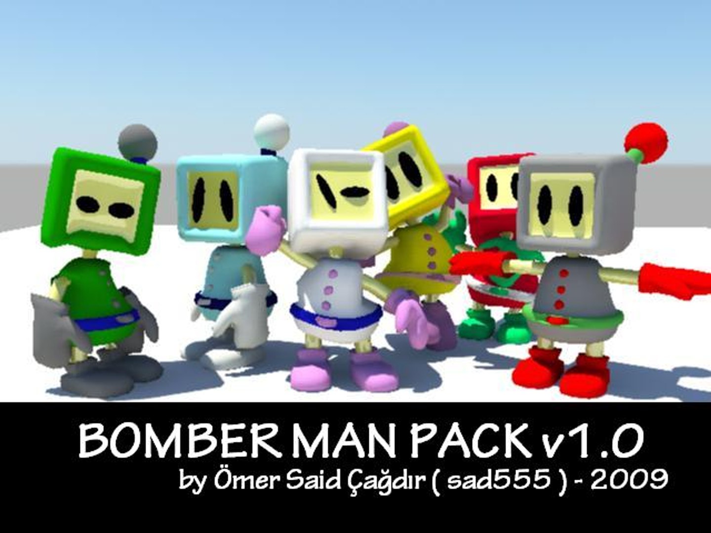 White Bomberman 3d Ma