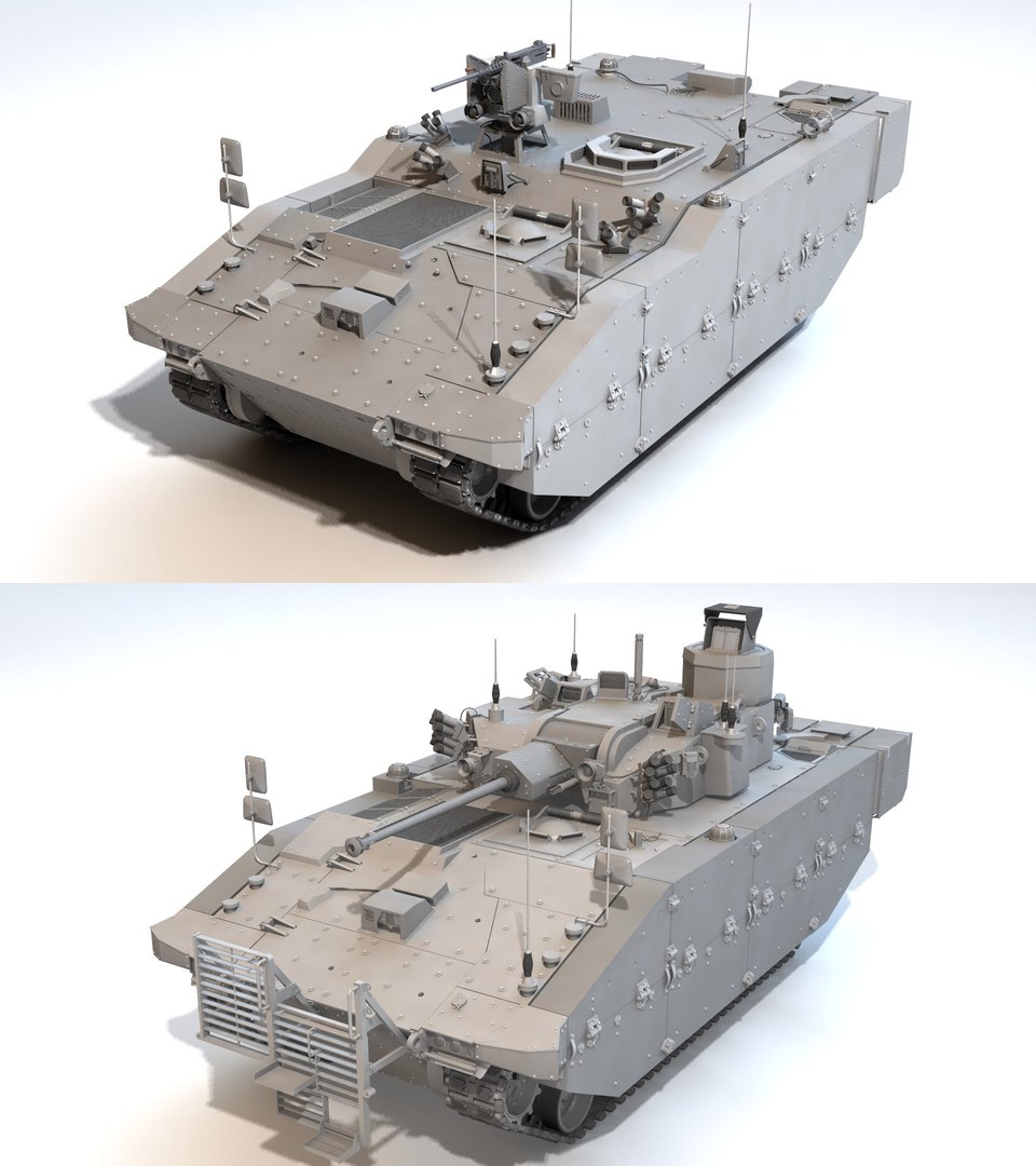 3D ASCOD British Armored Vehicles - TurboSquid 2318869