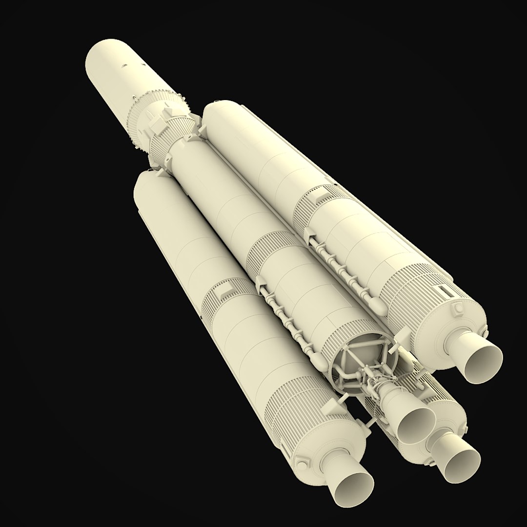 Angara A-5 Model - TurboSquid 1307493