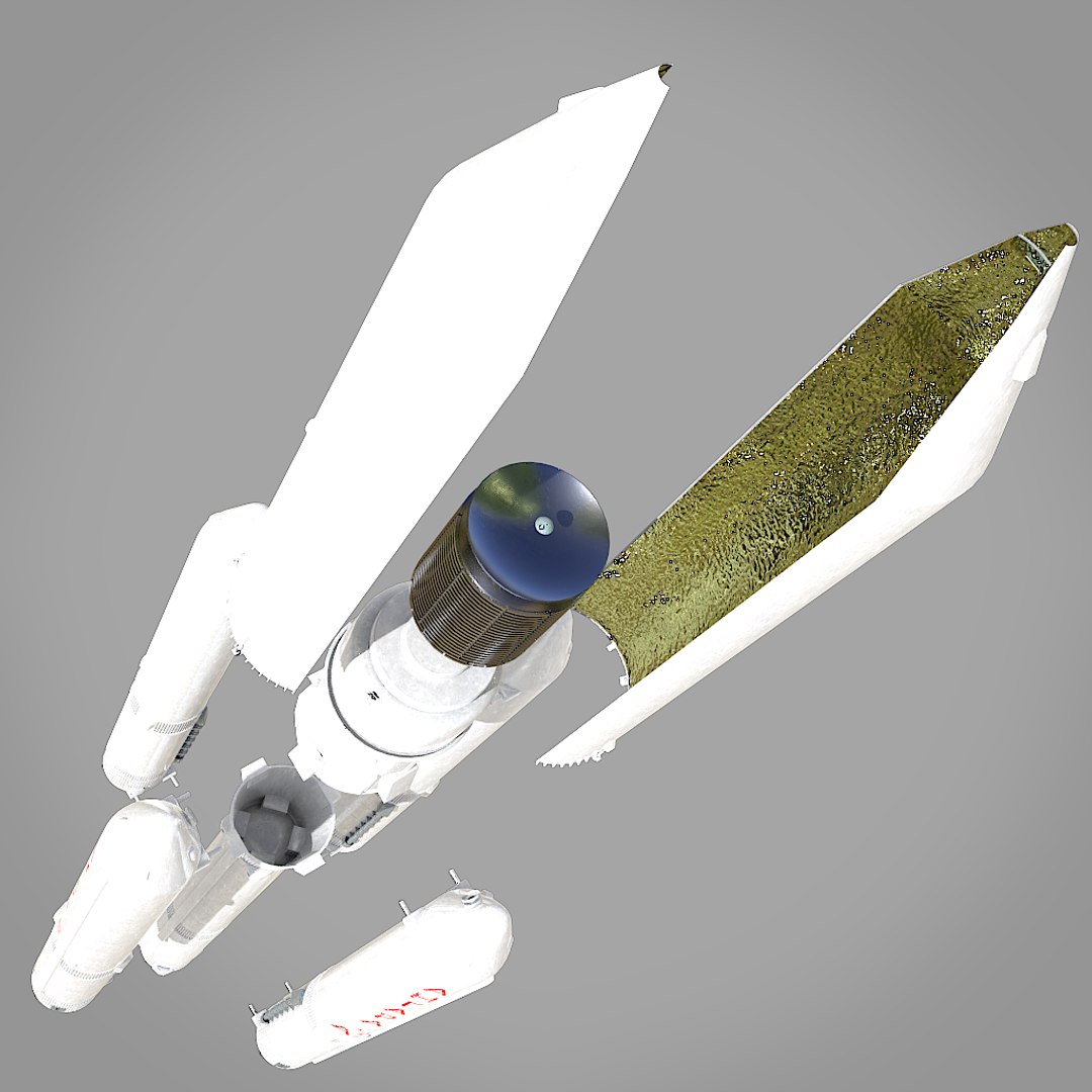 Angara A-5 Model - TurboSquid 1307493