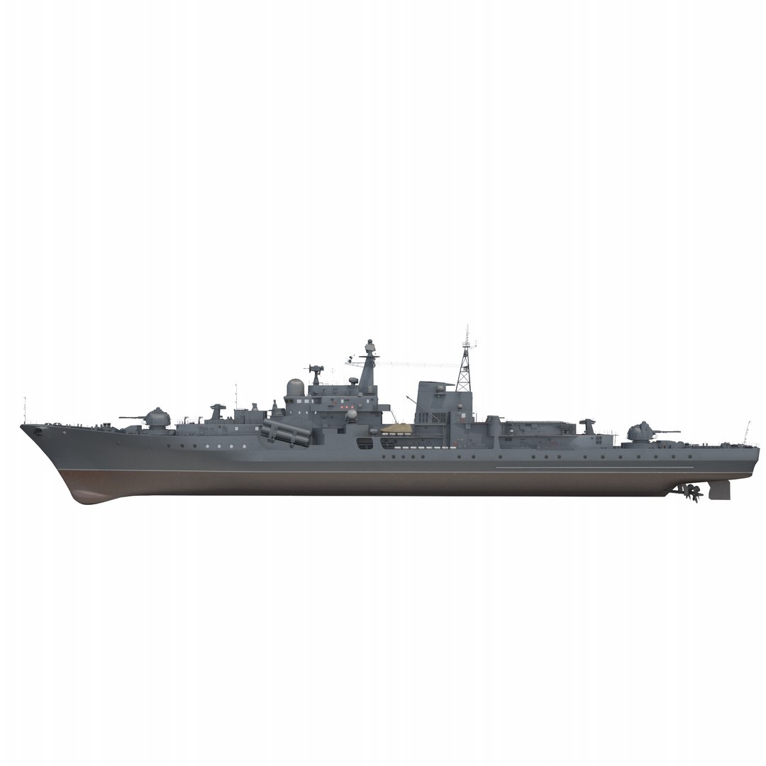 Destroyer 956 Warship 3D - TurboSquid 1676664
