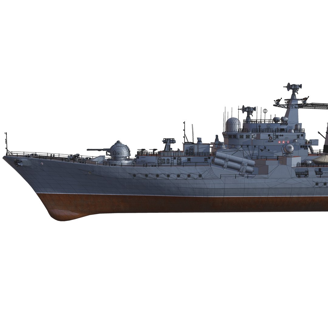 Destroyer 956 Warship 3D - TurboSquid 1676664