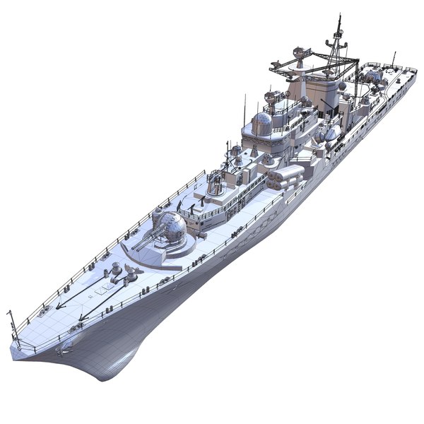 Destroyer 956 warship 3D - TurboSquid 1676664