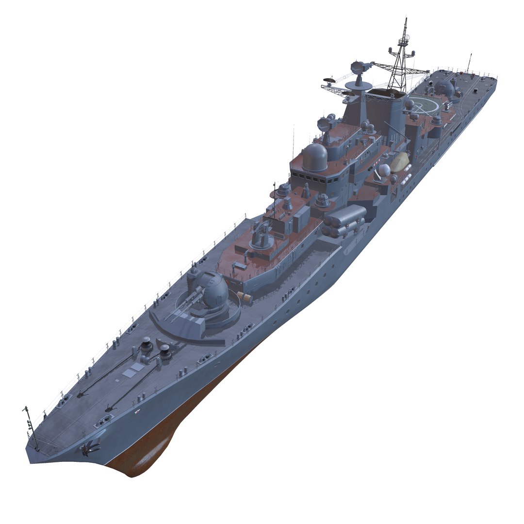 Destroyer 956 Warship 3D - TurboSquid 1676664