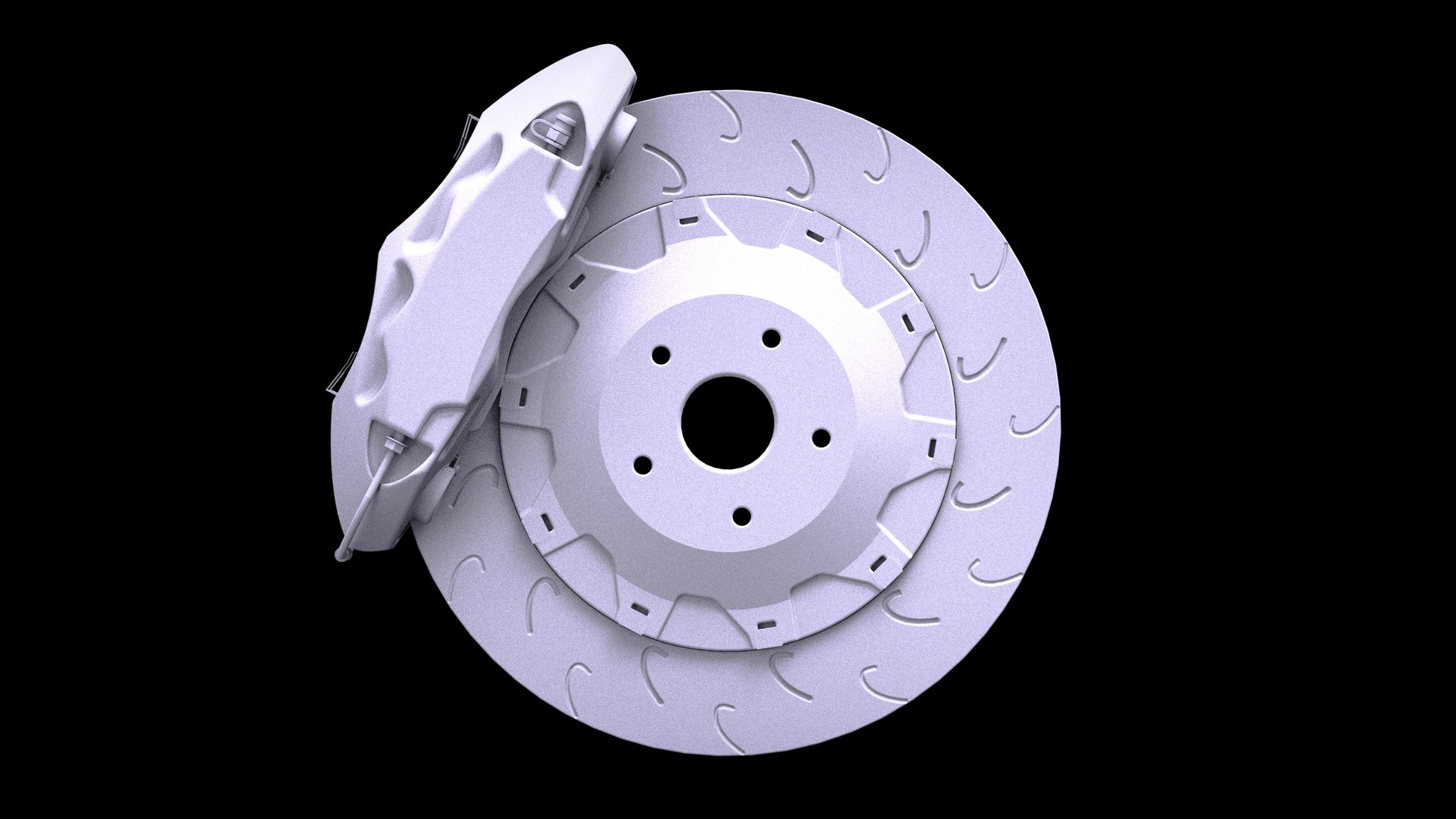 3D Endless Mono 4R Brake Kit - TurboSquid 2366082