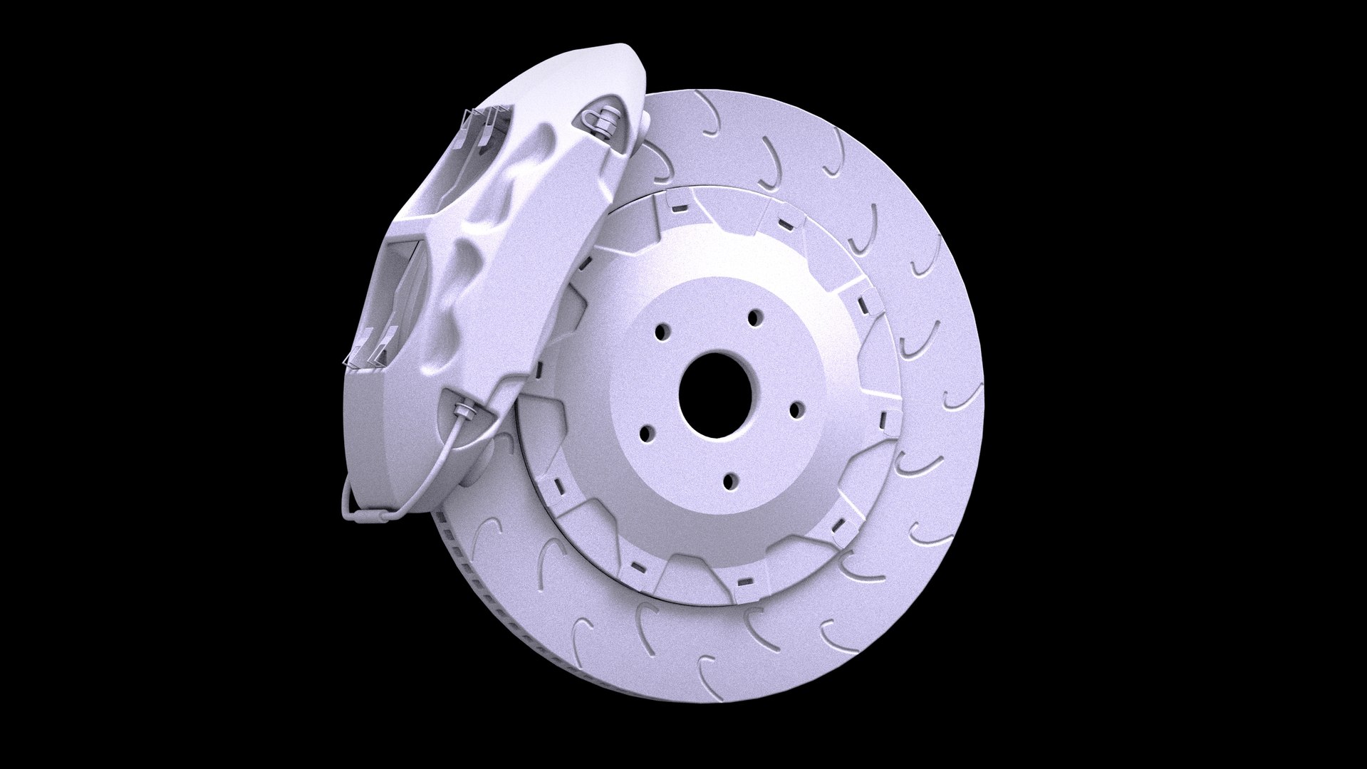 3D Endless Mono 4R Brake Kit - TurboSquid 2366082