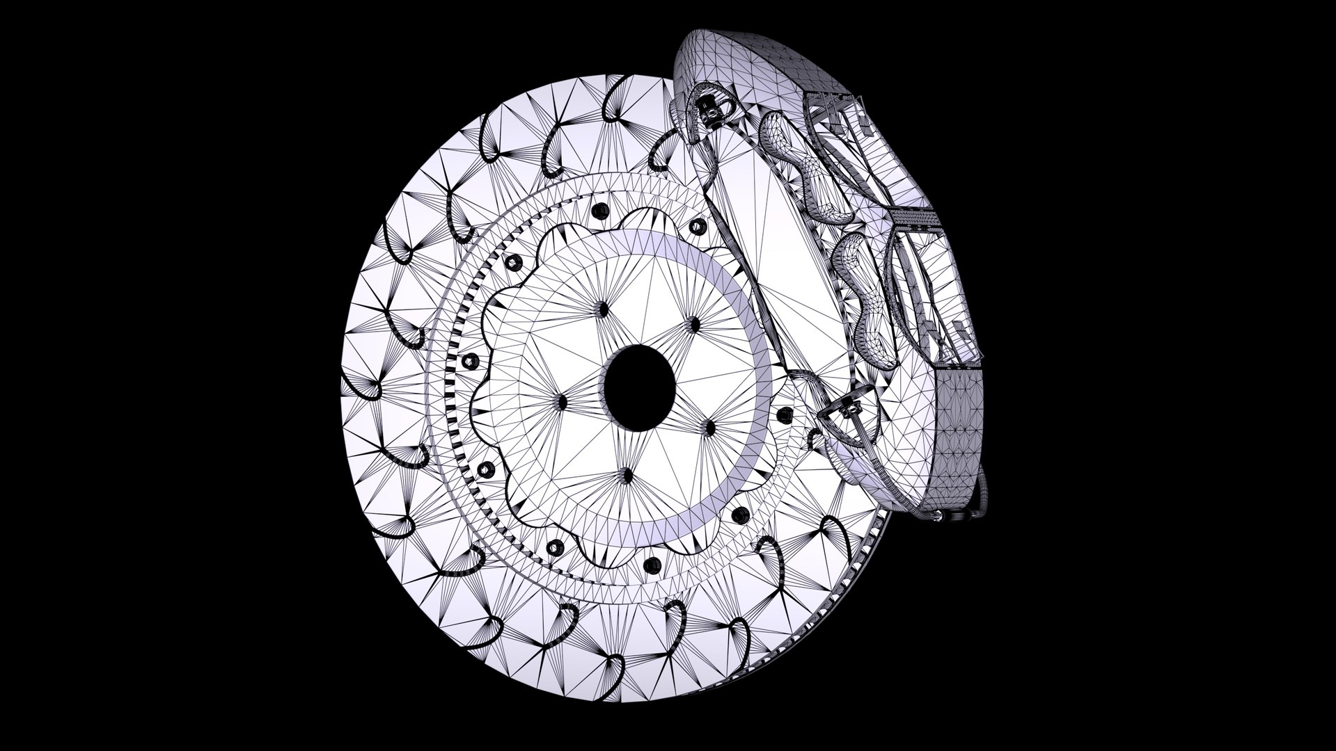 3D Endless Mono 4R Brake Kit - TurboSquid 2366082