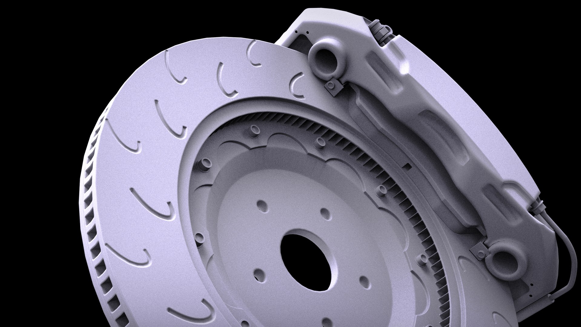 3D Endless Mono 4R Brake Kit - TurboSquid 2366082