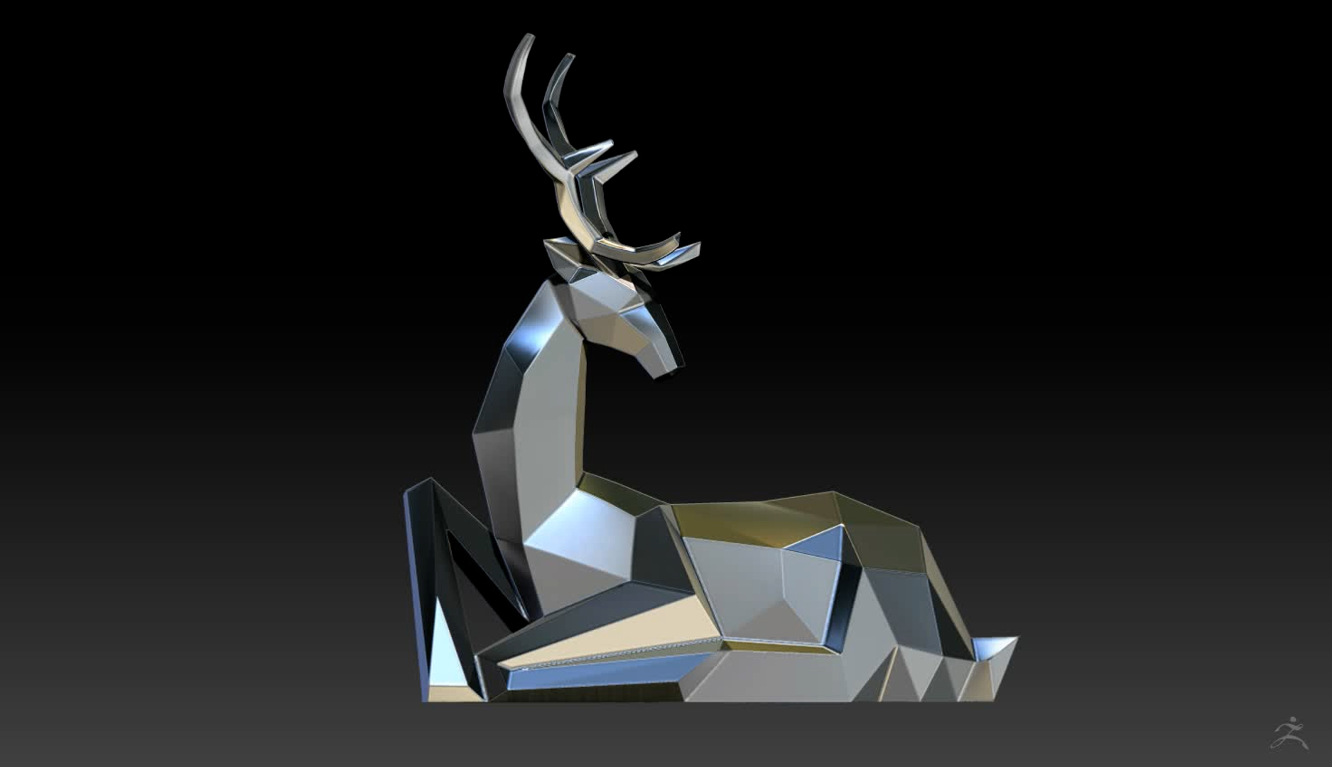 LowPoly Deer Statue 3D Model 3D Model - TurboSquid 2002104